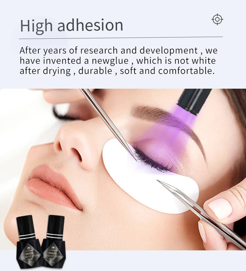 2023 New Trend Uv Eyelash Extension Adhesive Led Lash Glue Uv Led Eyelash Extensions Kit - Buy ...