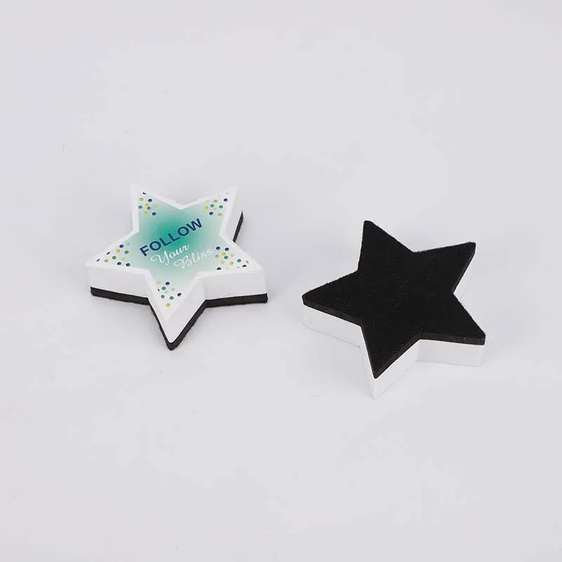 Color Print Star Eva Magnetic Whiteboard Eraser Blackboard Eraser For Kids - Buy Magnetic,Eva ...