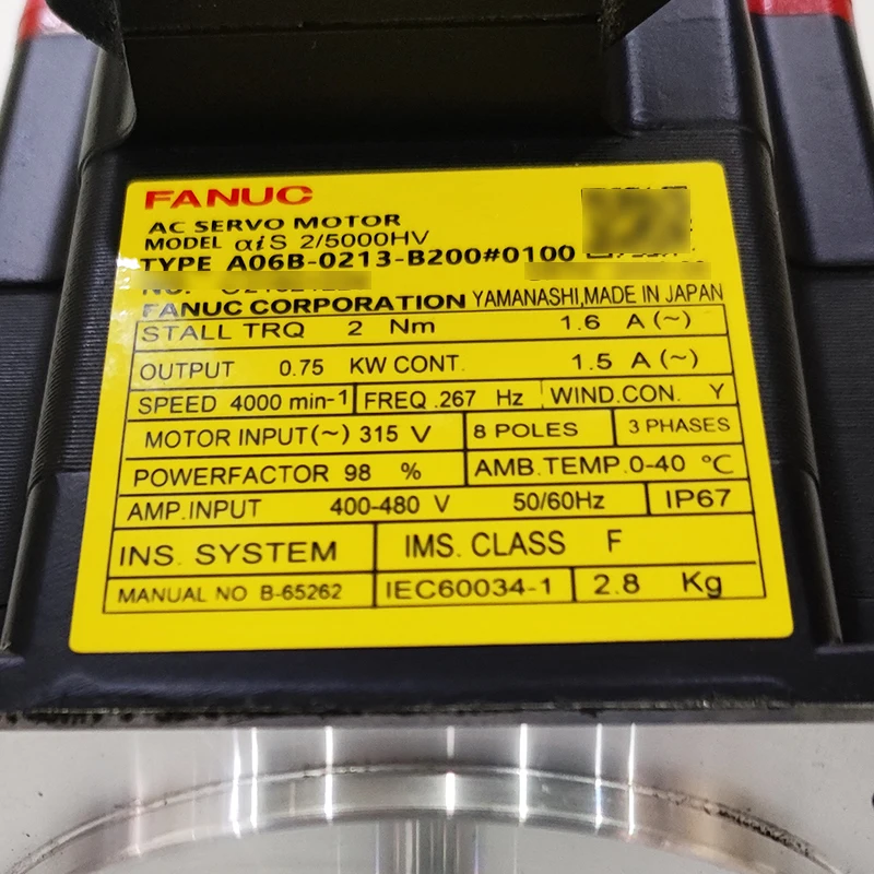 Fanuc A06b-0213-b200#0100 A06b-0213-b200 Ac Servo Motor - Buy A06b-0213 ...