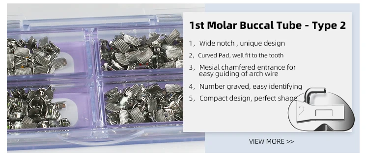 Guber Factory Teeth Dental Braces - Orthodontic Brackets