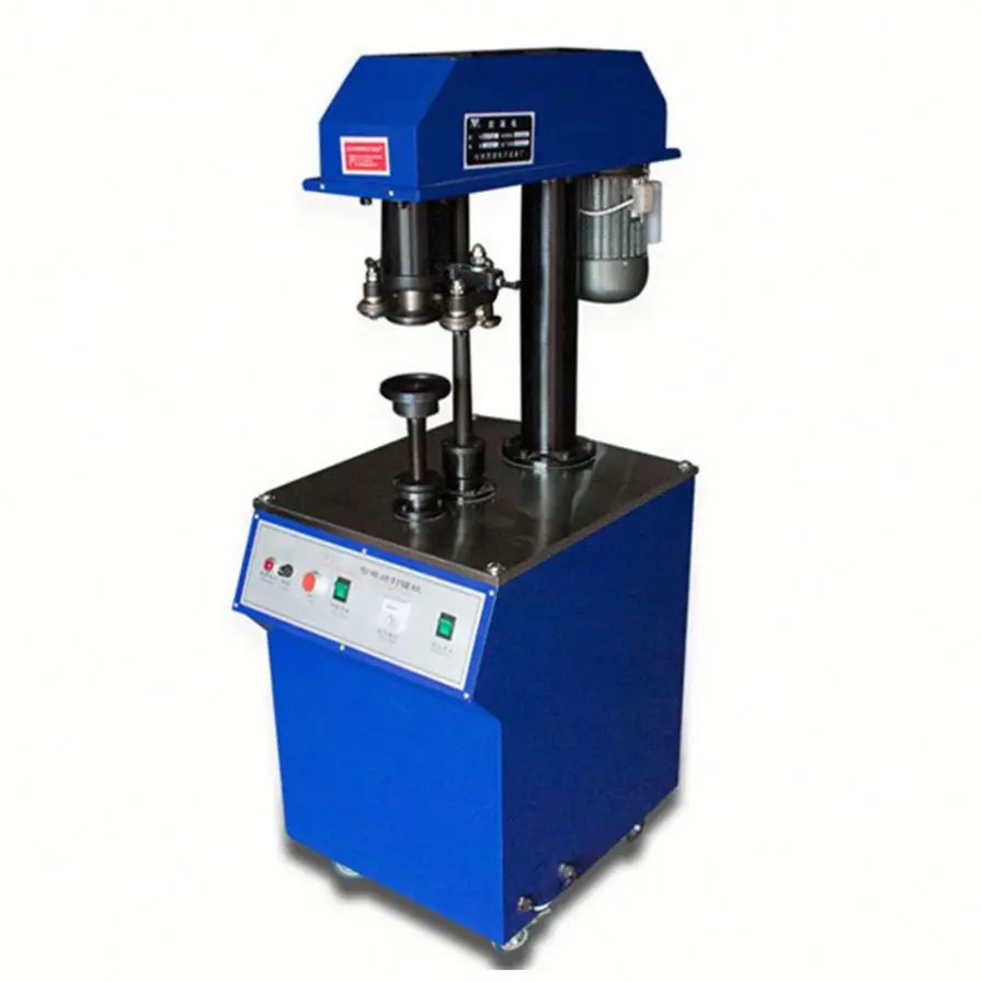 Semi-automatic Vertical Tin Can Sealing Machine Closer Seaming Machine ...
