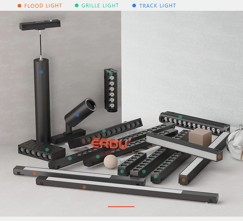 ERDU Cob Track Light - Smart, Efficient Lighting Solutions