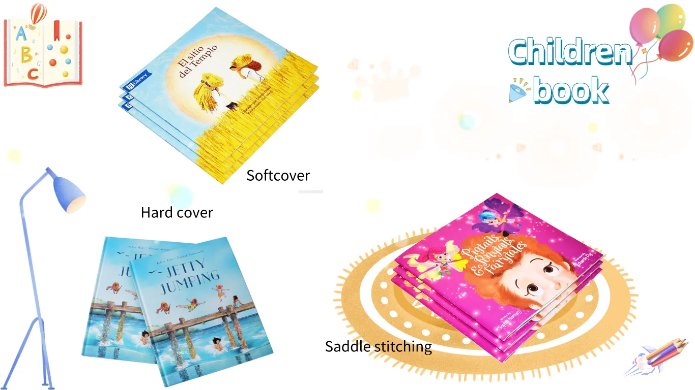 Hardcover Children Book Printing Custom Coloring Design Photo Printing ...