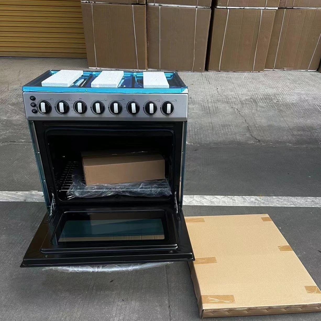 OEM Best Freestanding Stainless Steel Range - 6 Burner Gas Stove with Oven