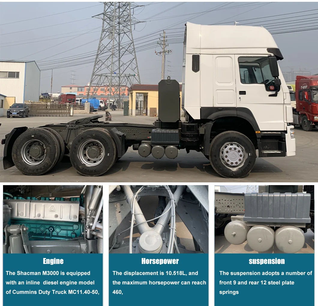 Used Heavy Duty HOWO 4x2 Euro 5 Diesel Tractor Truck with Left Steering ...