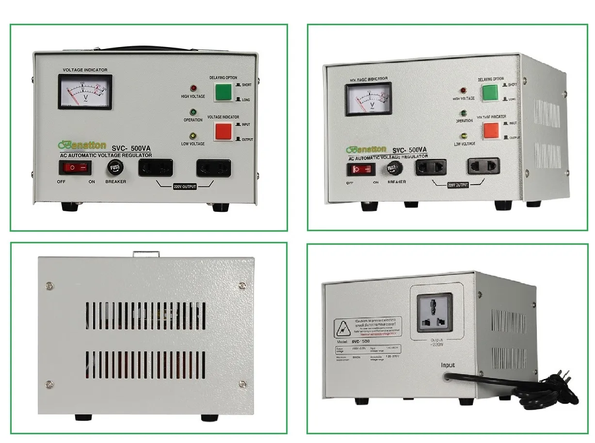 500VA Single Phase AC Voltage Stabilizer - Precision & Efficiency
