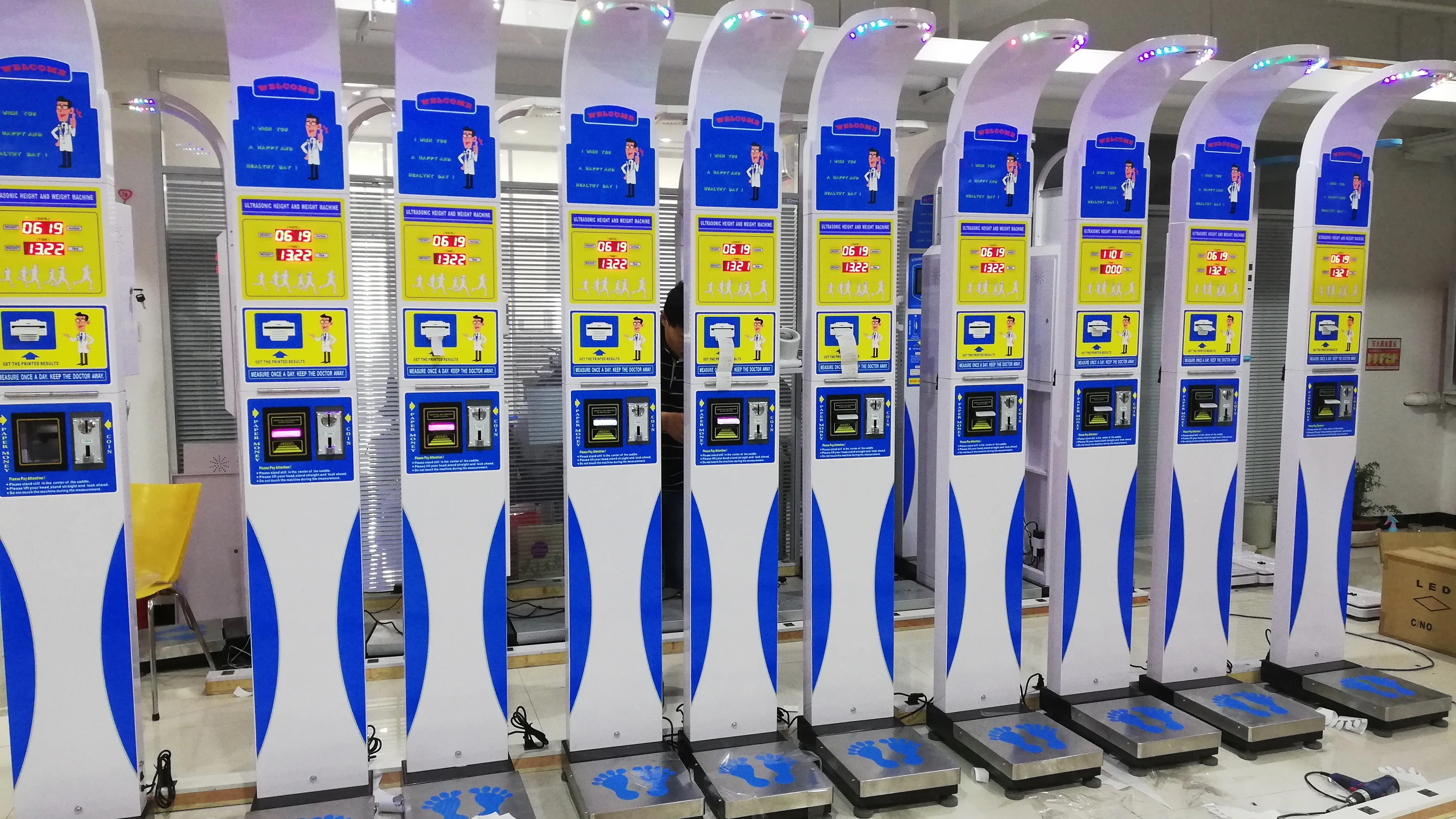 Dhm-800s Electronic Weighing Machine With Height Measurement,Digital ...