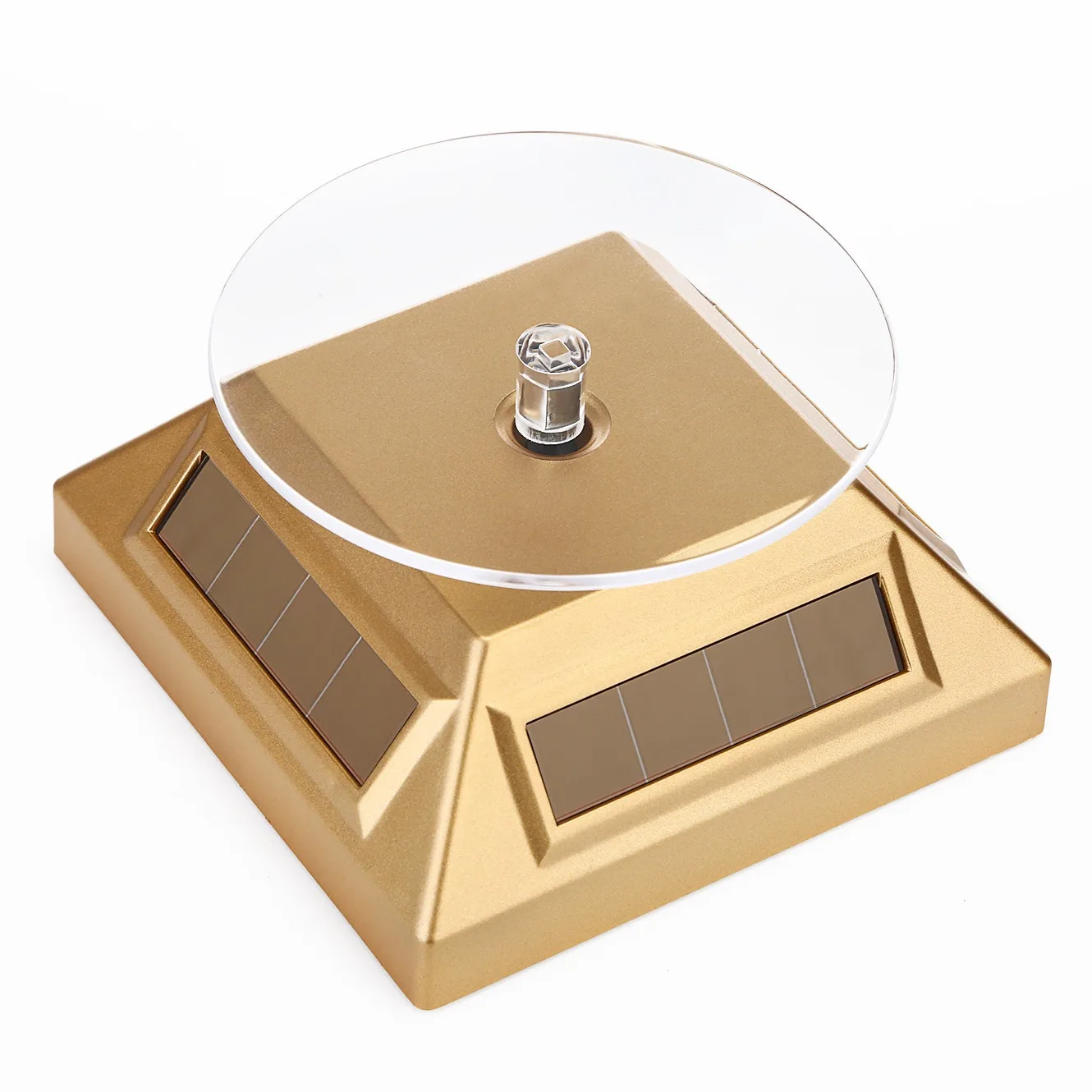 Linda Customize Solar Power Acrylic Rotating Solar Display Stand Solar ...