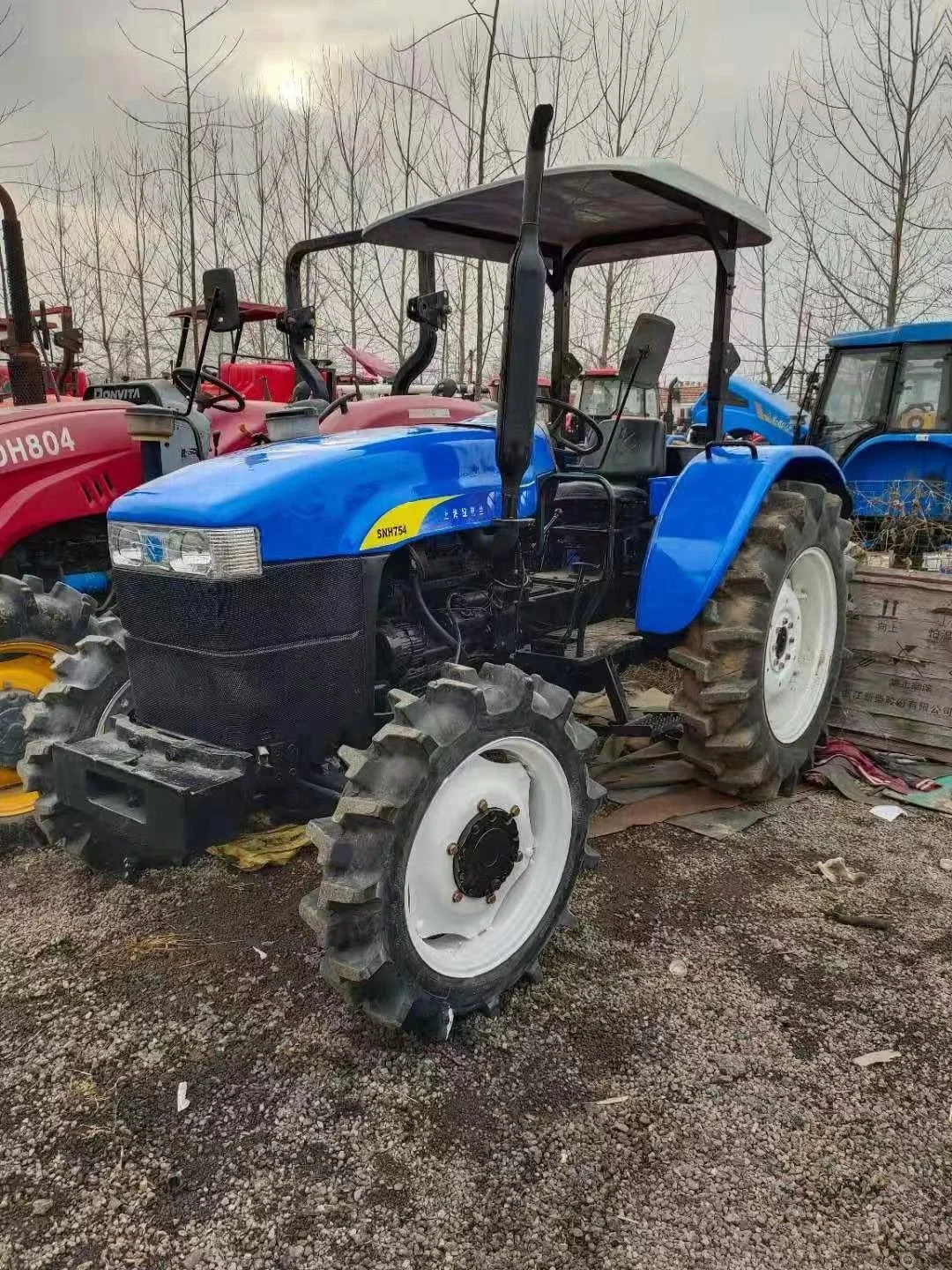 Used New Holland TD5.110 4WD Tractor - 110HP Mini Farm Equipment for ...