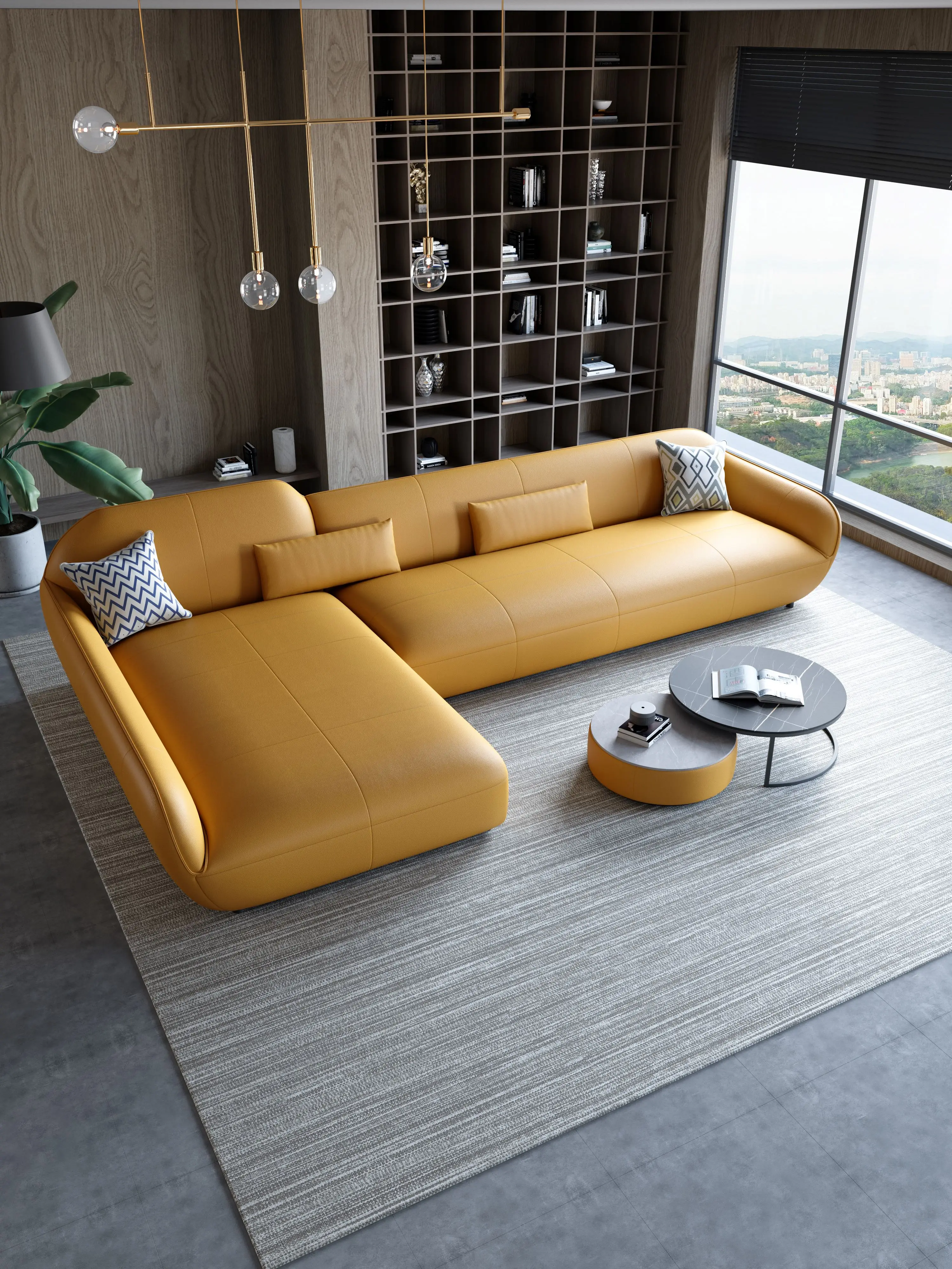 Best Seller Creative Style Fabric Sofa Living Room Simple Modern Double ...