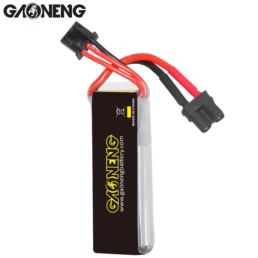 GAONENG GNB 2S 7.6V HV 380mah 90C 180C LiPo Battery XT30 FPV DRONE EMAX ...