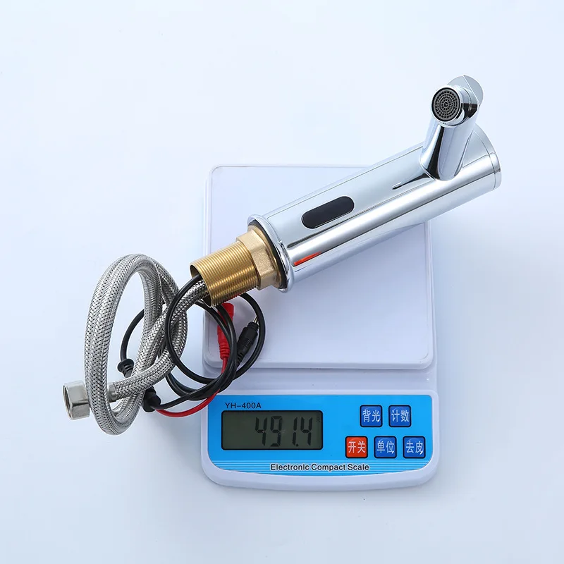 Brass Automatic Sensor Inductive Vessel Bathroom Basin Faucet Smart ...