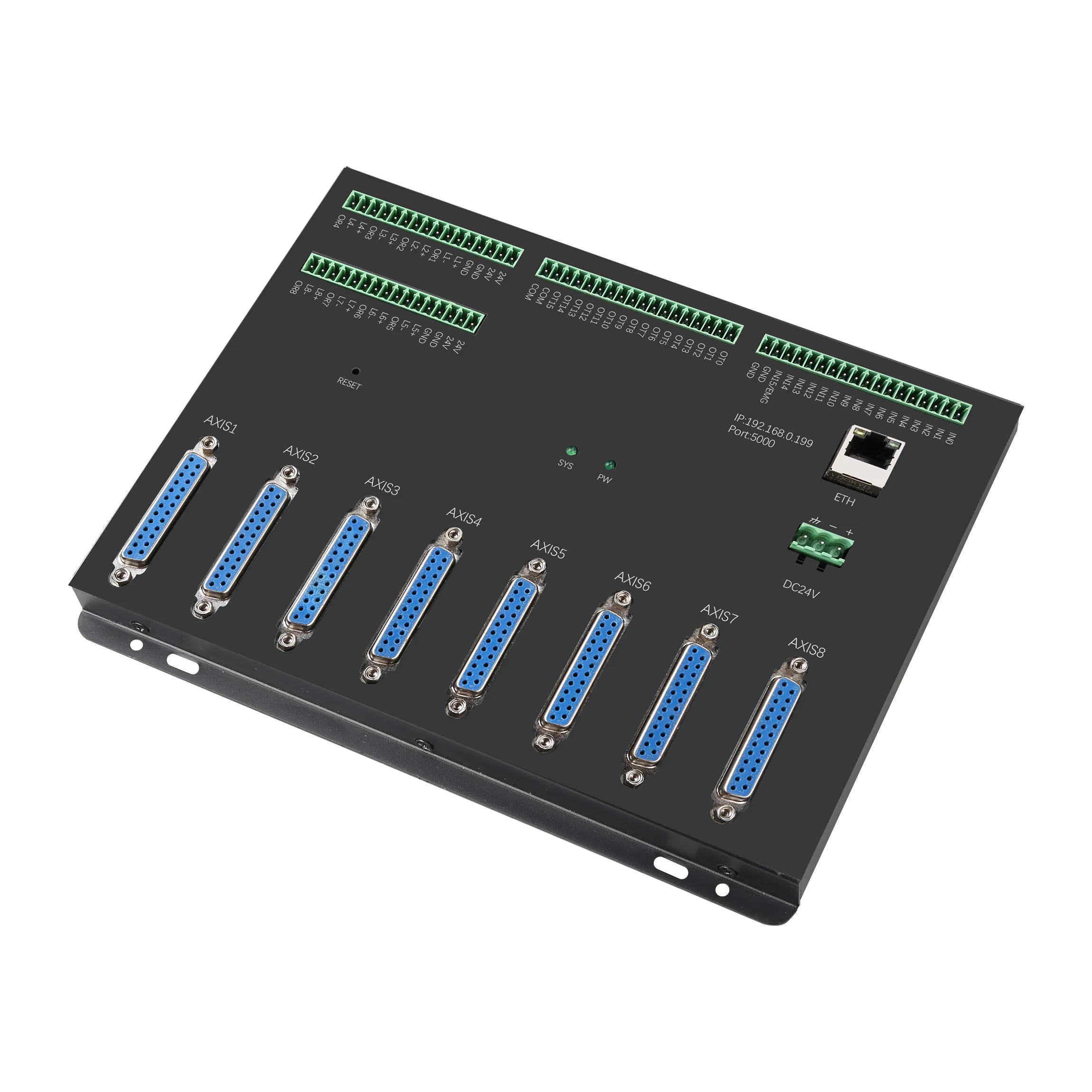 Ethernet 8 Axis Pulse Motion Controller Centralized Motion Control ...