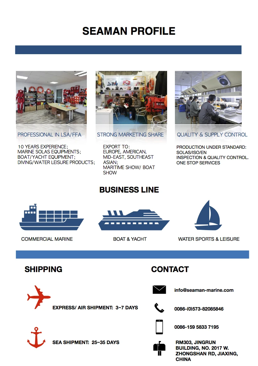 SEAMAN Fireman Fireproof Lifeline - 30meters Marine Equipment