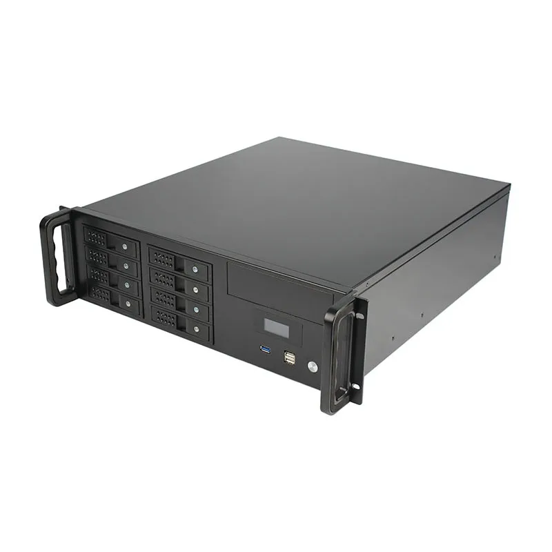 3u Compact Rackmount Server Chassis With Hotswap Tray Security Door ...