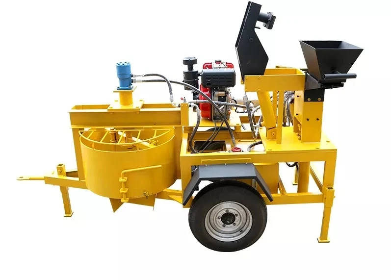 Soil Cement Interlocking Rammed Earth Machine Brick Making M7MI