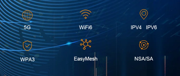 Gigabit 5G WIFI6 Router - Efficient Home & Enterprise Solution