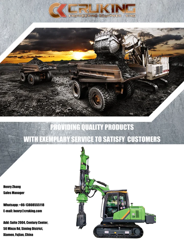 Mini Bore Pile Drilling Machine Kr40a Rotary Pile Micro Piles Drilling ...
