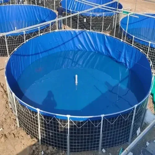 Steel Mesh Water Tank with PVC Tarpaulin - Durable & Versatile
