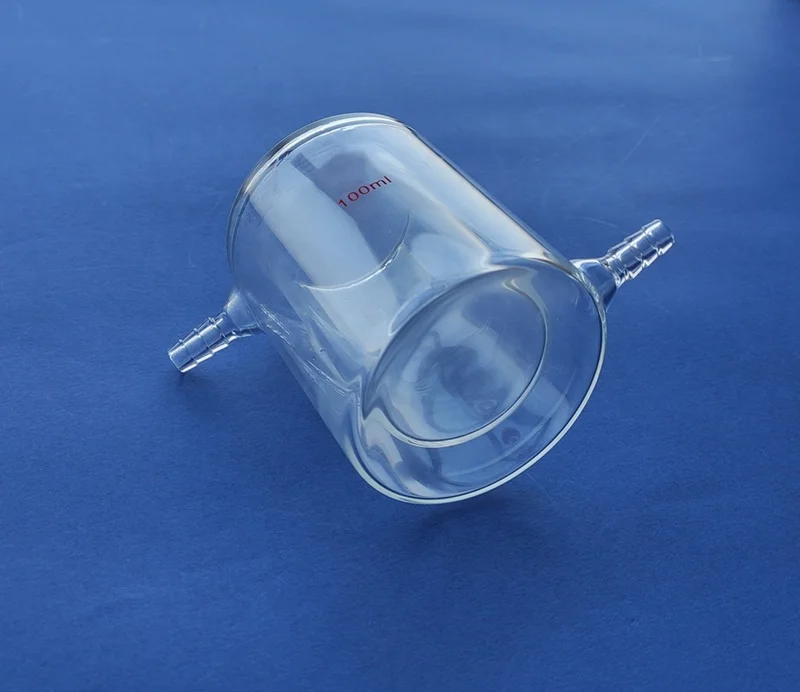 50ml~5000ml Lab use double-walled Glass jacketed Tempering Beaker ...