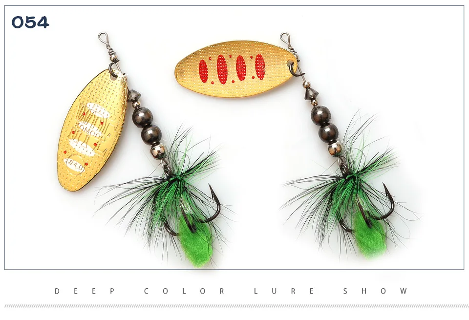W.P.E Custommade Spinner Lure 8.8g/13g/20.5g Metal Spoon Lure Hard Bait ...