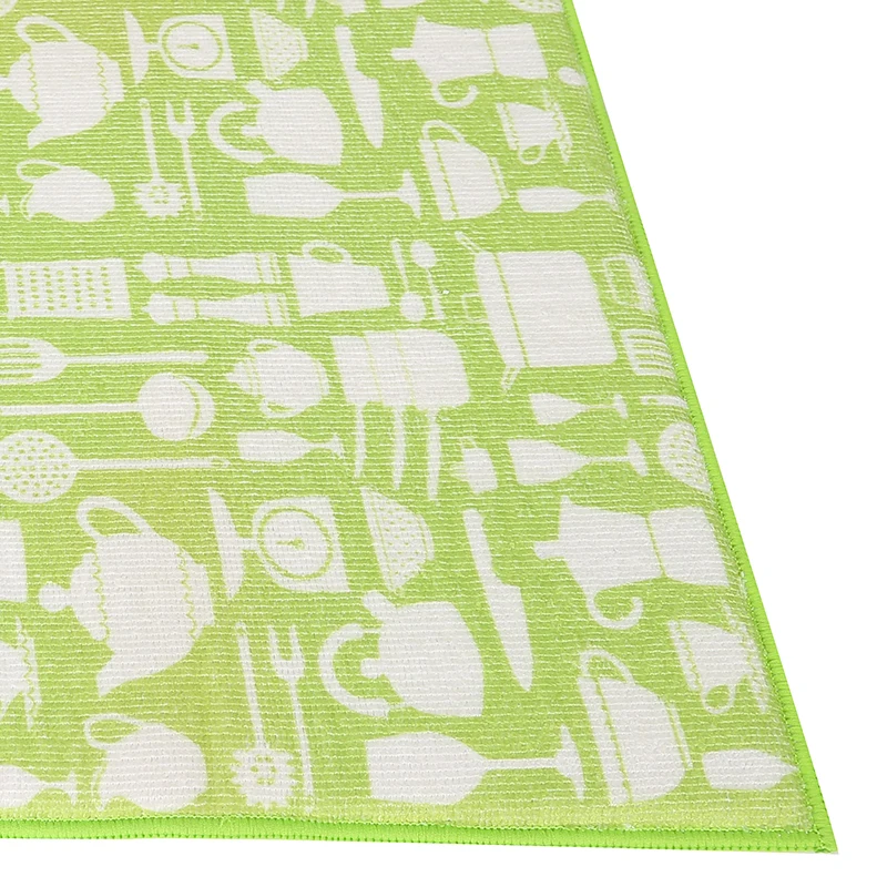 Kitchen Polyester Living Printed Dish Drying Mat - Buy Polyester Dish ...
