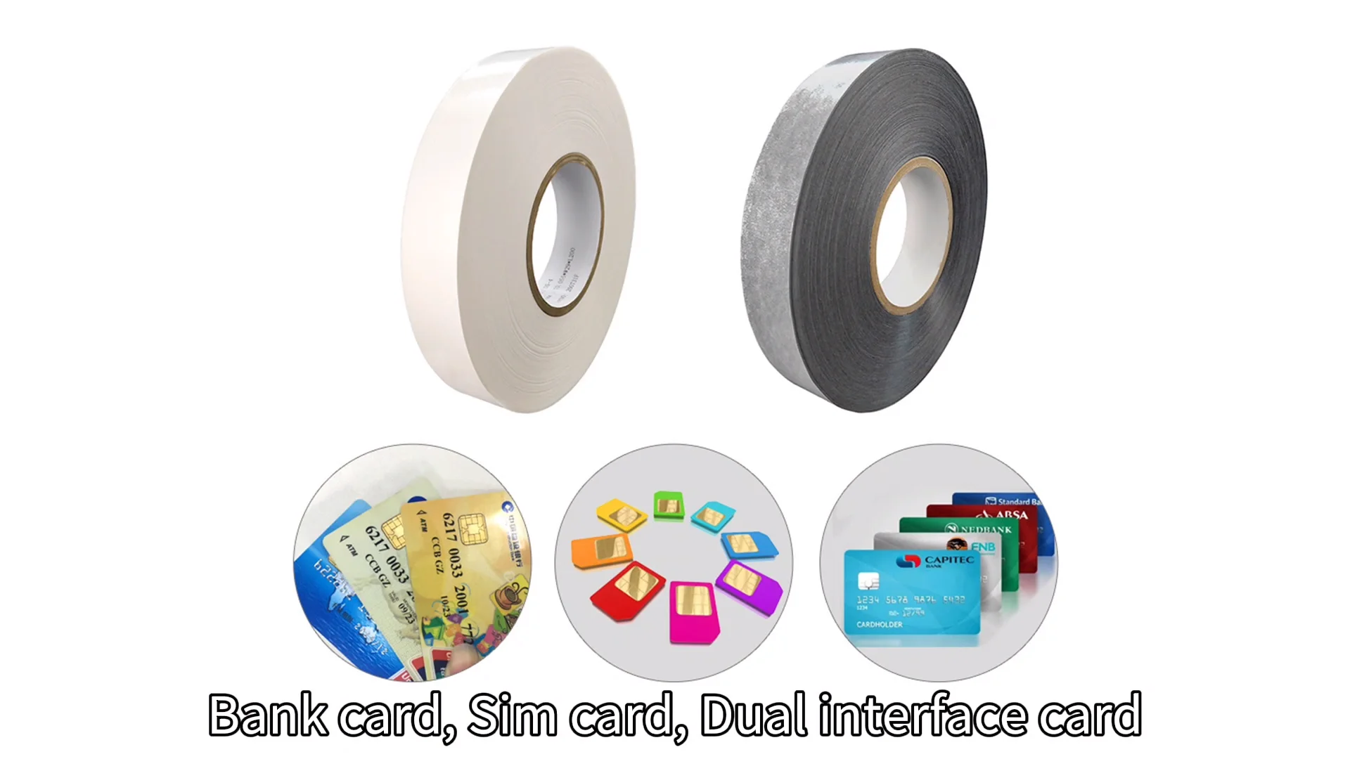 Black Color High Temperature Double Sided Thermoplastics Adhesive Tape ...