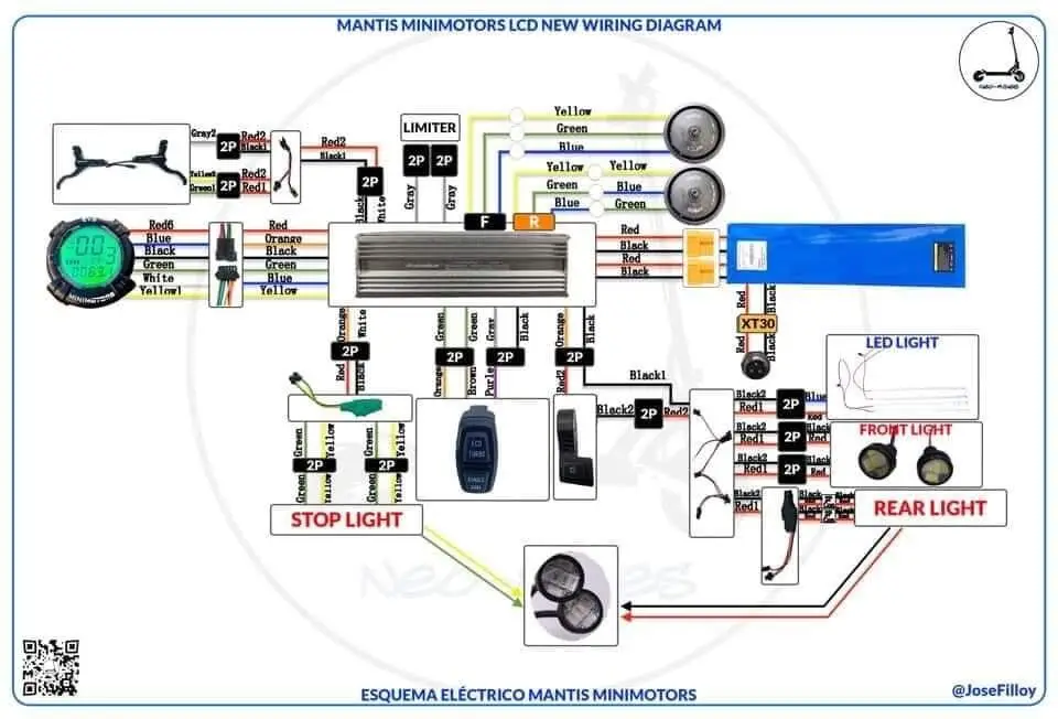 Kaabo Mantis Parts: Motor, Battery, Controller, Deck, Tire Accessories ...
