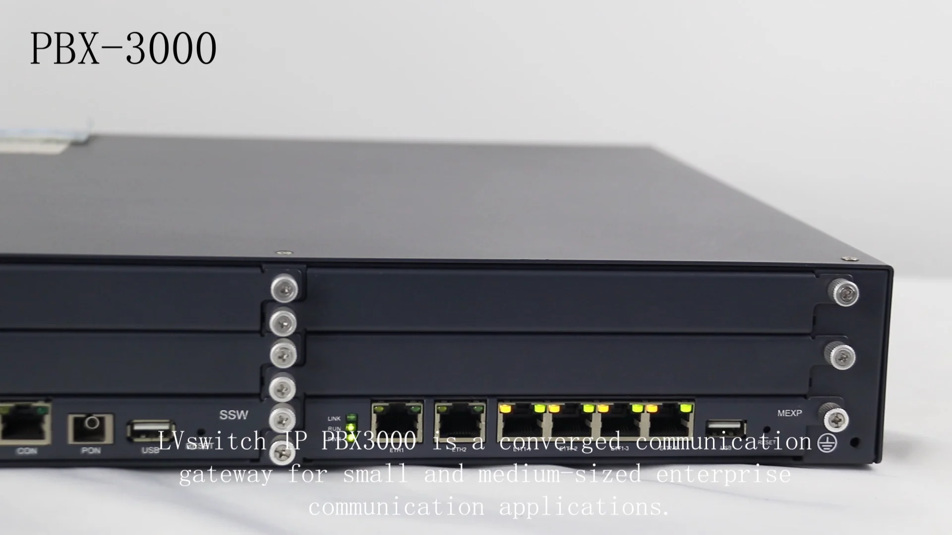 Voip 64/128 Fxs Gateway Rj45 Ports Voice Gateway - Buy Voice Gateway ...