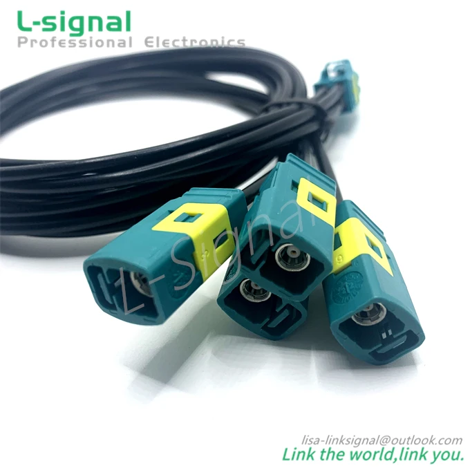 4pin Mini Fakra HFM Z Connector to Female Fakra Z Cable