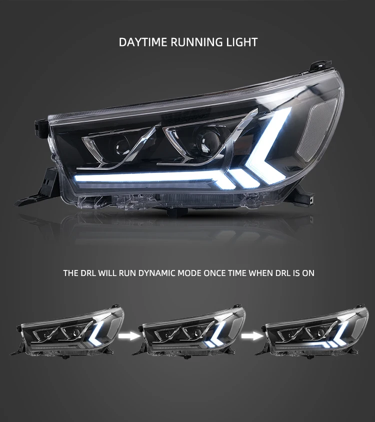 VLAND Full LED Headlights for Toyota HILUX 2015-2021