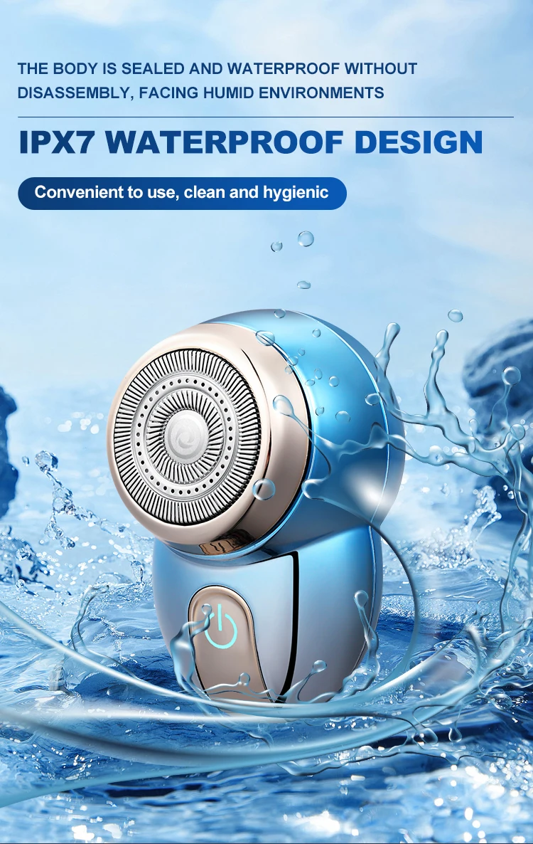 Cx-903 Waterproof Wet And Dry Electric Razor Rechargeable Shaving ...