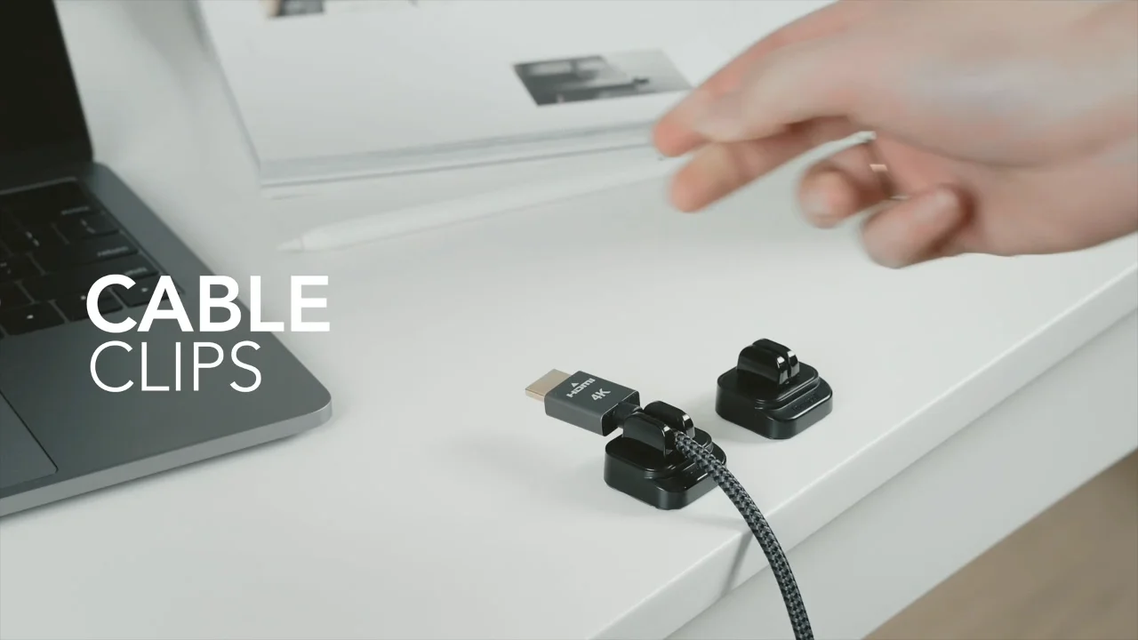 Lamicall Cm02 Adhesive 5pack Cable Spring Holder Clips Adjustable Cord ...