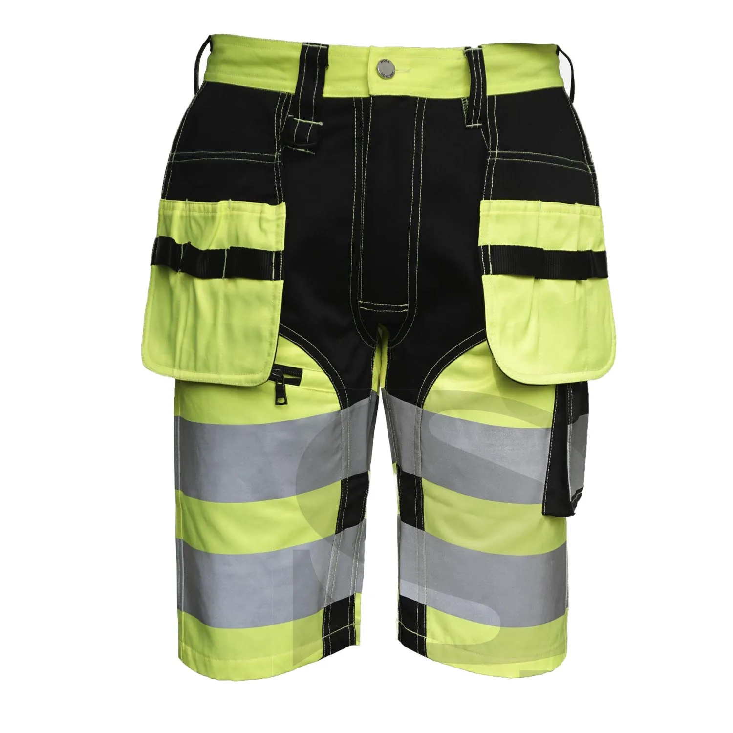 Unisex Adult Class Two-tone Reflective Safety Pants Outdoor Work Hi Viz ...