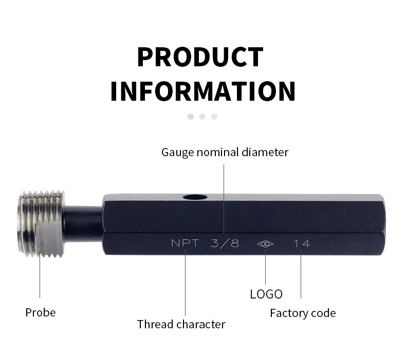 Measuring Testing Tools Go And No Go Trapezoidal Thread Ring Plug Gauge ...