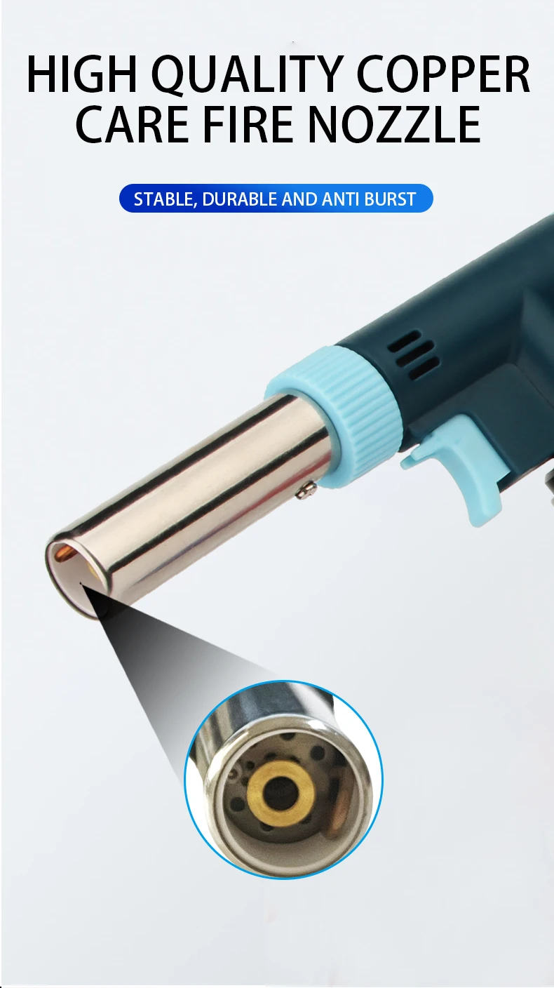 St3023 Multi Purpose Flame Gun Gas Torch Camp Portability Burner Butane ...