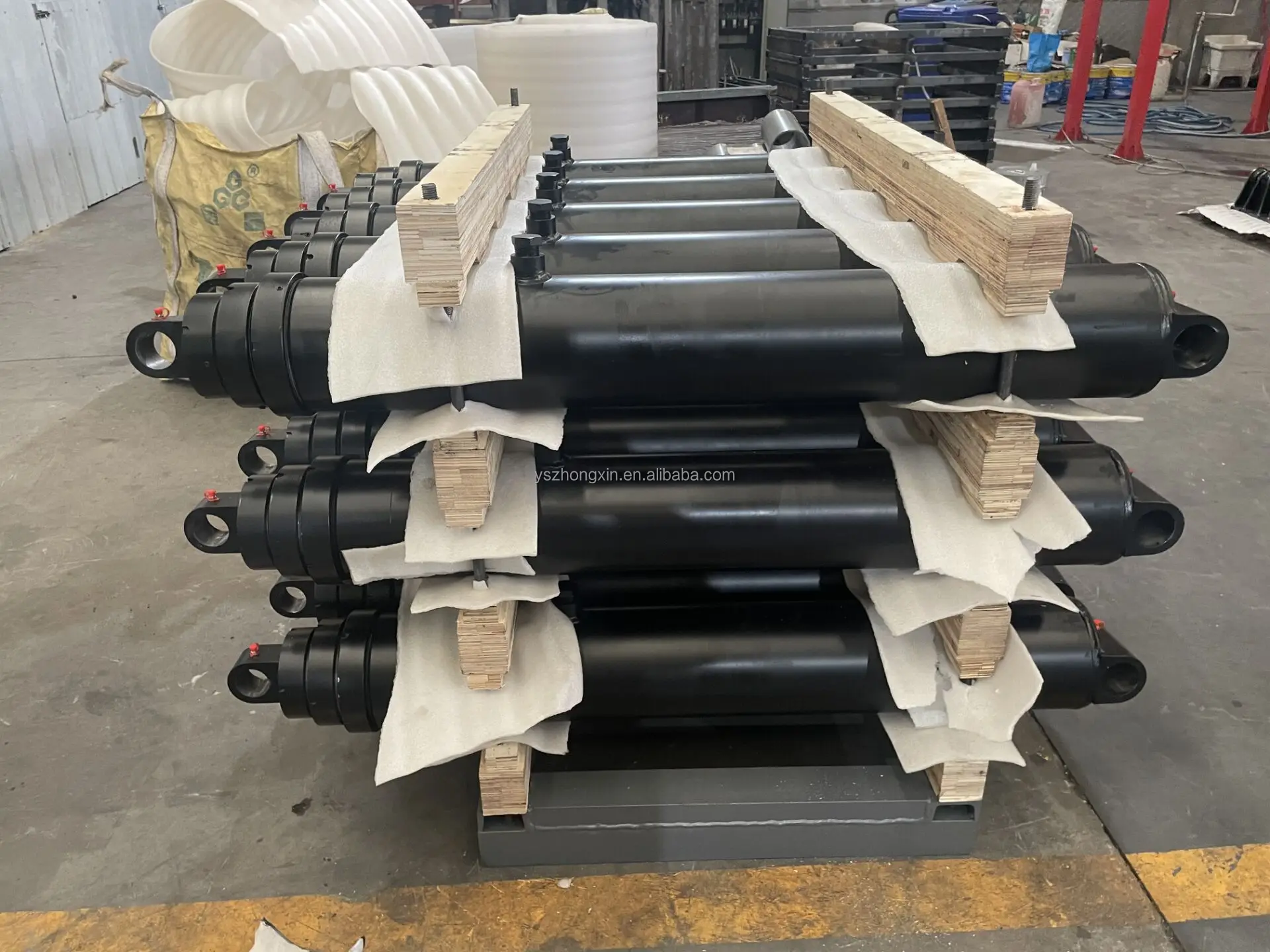 Hyva Type Hydraulic Cylinder Used For Dump Truck - Buy Dump Truck Lift ...