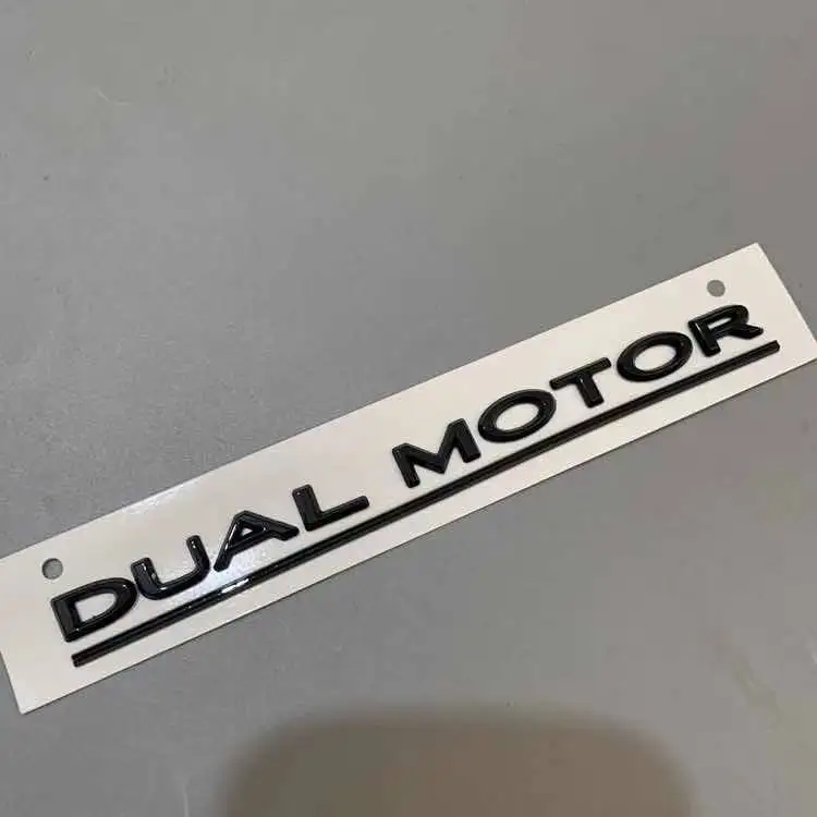 Dual Motor Logo for Tesla Model 3/S/X/Y - Durable Stickers