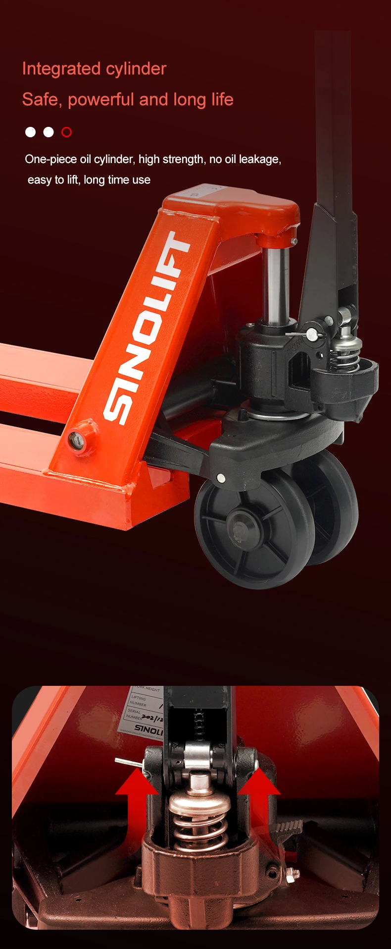 Sinolift CBK50 5 Ton Hand Pallet Truck With Load Capacity 5000kg ...