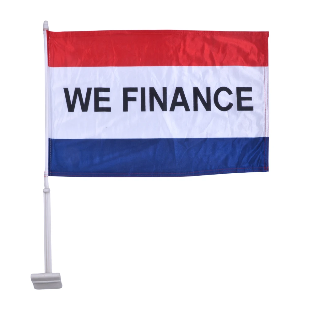 Customized Car Window Flag Sublimation Window Mini Car Flag With Pole ...