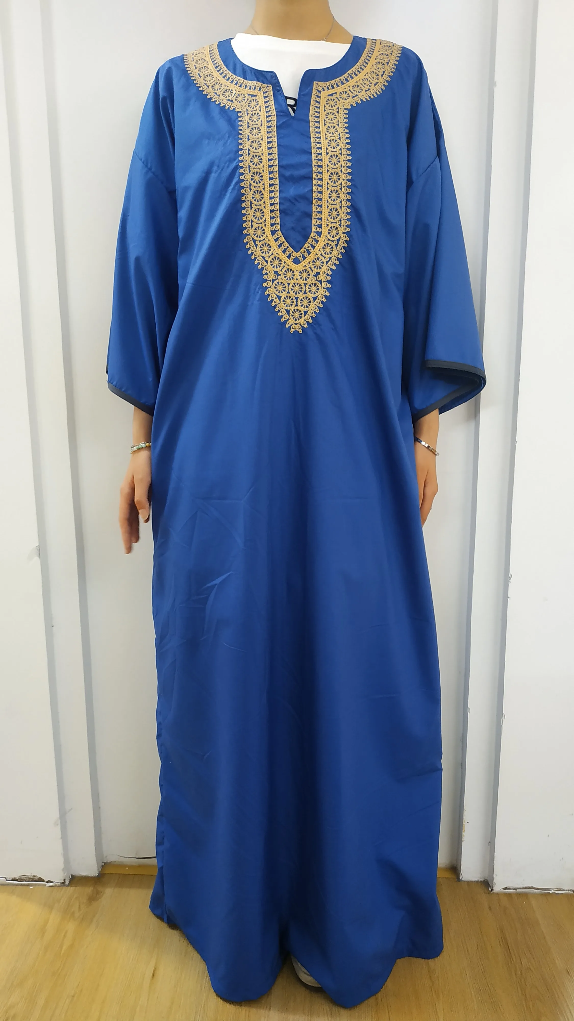 Shop Our Collection of Moroccan Men's Thobes with Embroidery