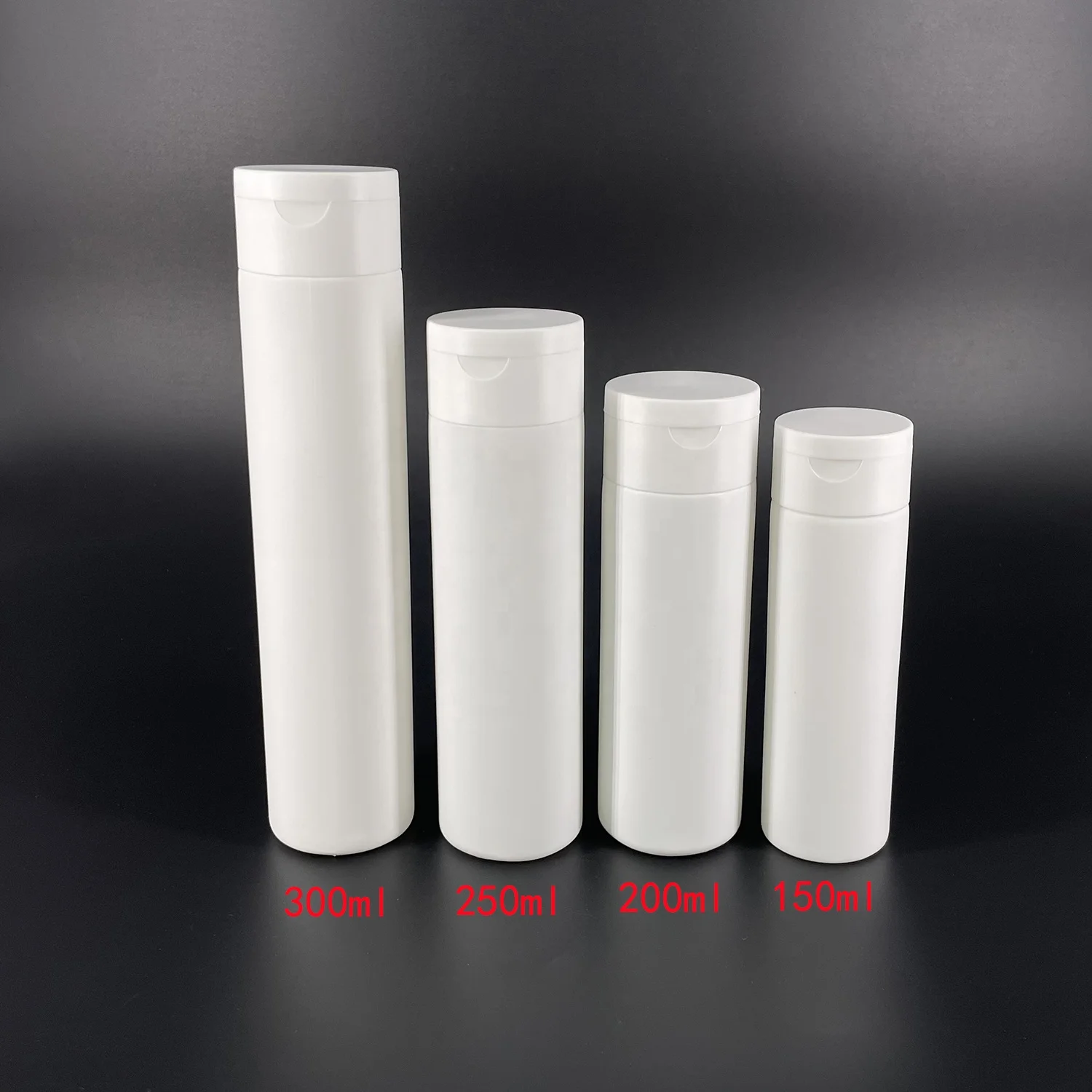 Custom Color HDPE 200ml Shampoo Bottle with Flip Top Cap Squeezable ...