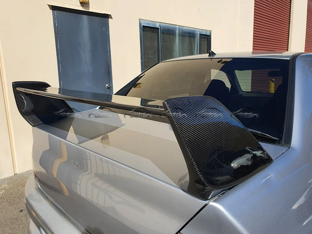 OEM Style Rear Spoiler Carbon Fiber for Evolution EVO Lancer 8 2003 ...