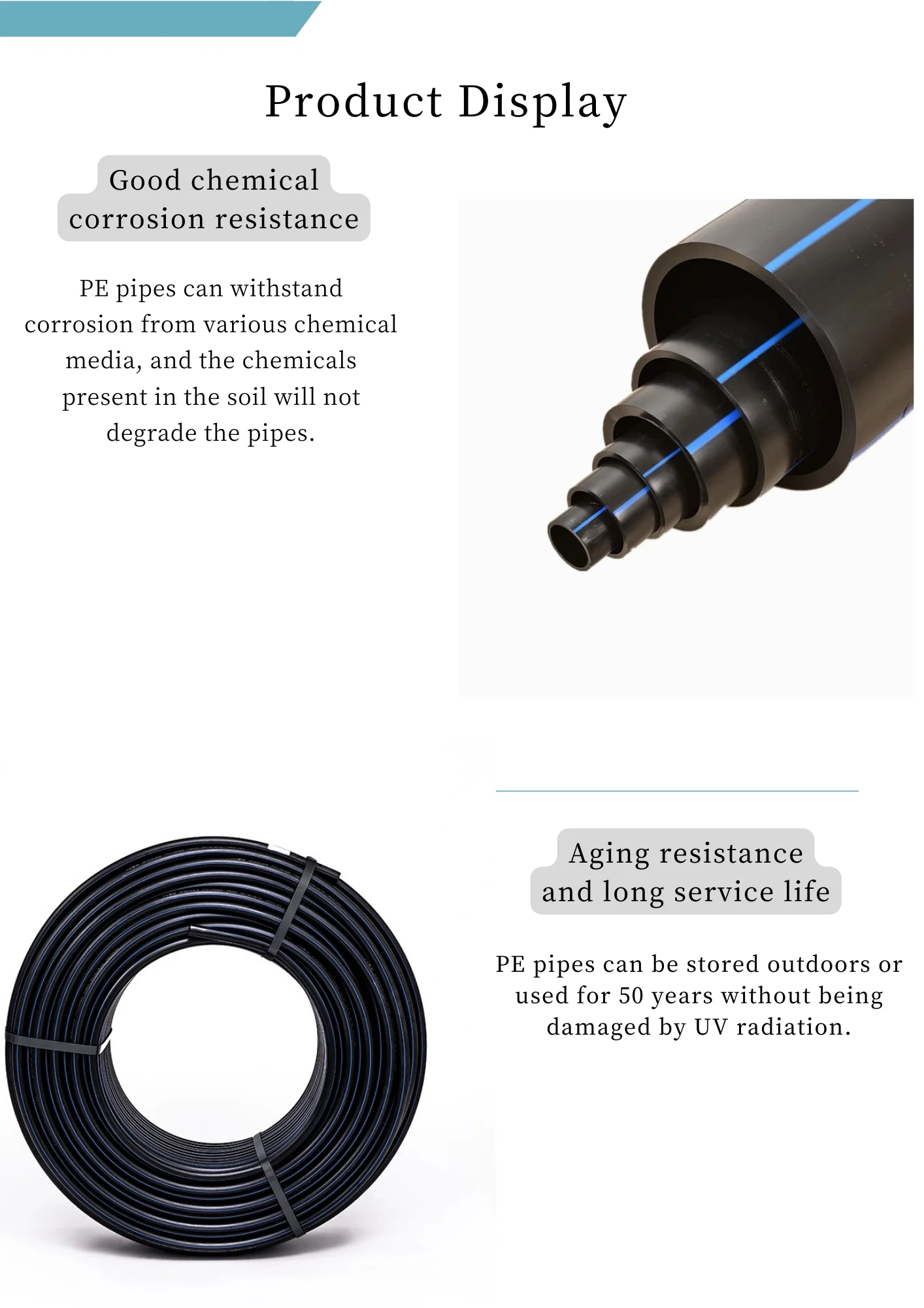 Drip Irrigation Hdpe Pipe For Farming Irrigation. 100m 200m And 300m ...