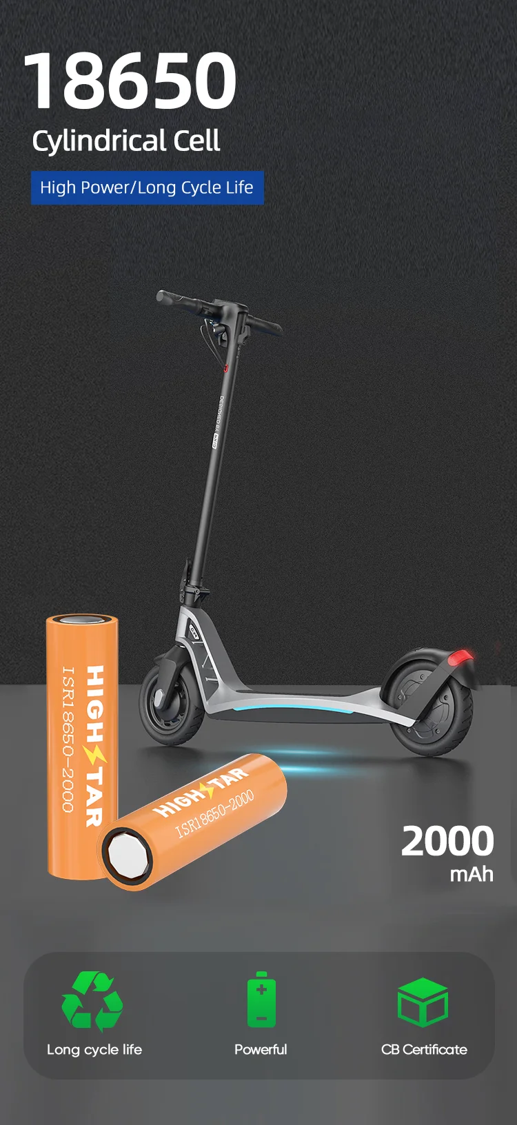 Highstar 3.7v 2000mah Lithium Ion Battery Pack Lithium Ion Battery ...