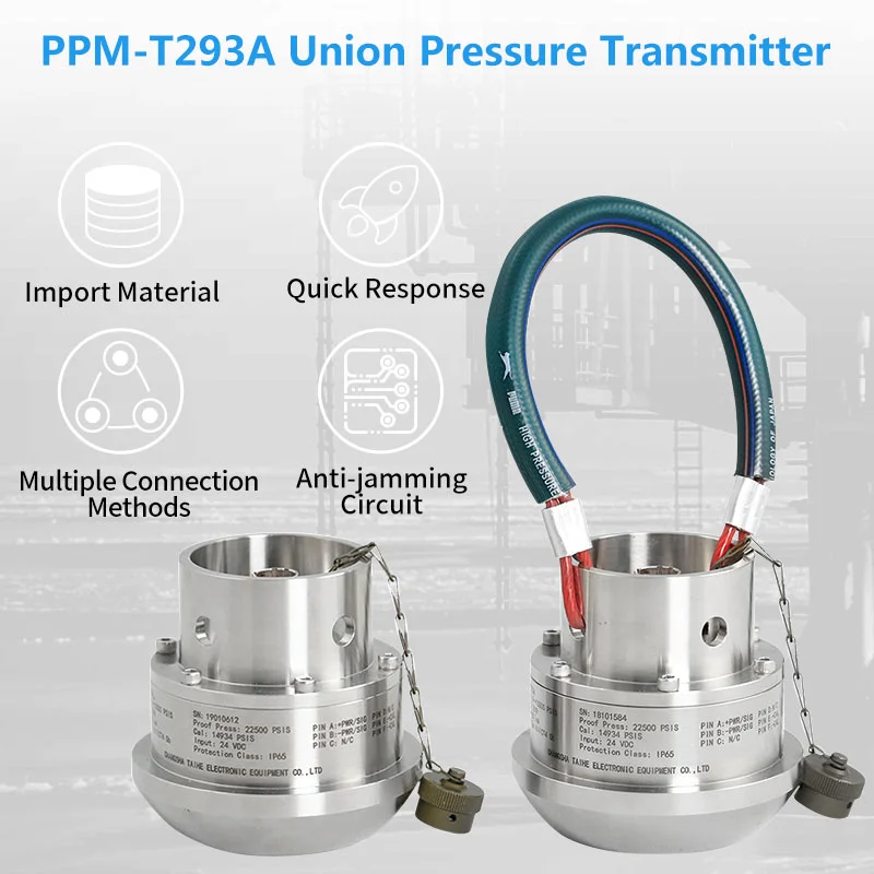 PPM-T293A 1502 Hammer Union Pressure Sensor Transducer for Oil Drilling ...