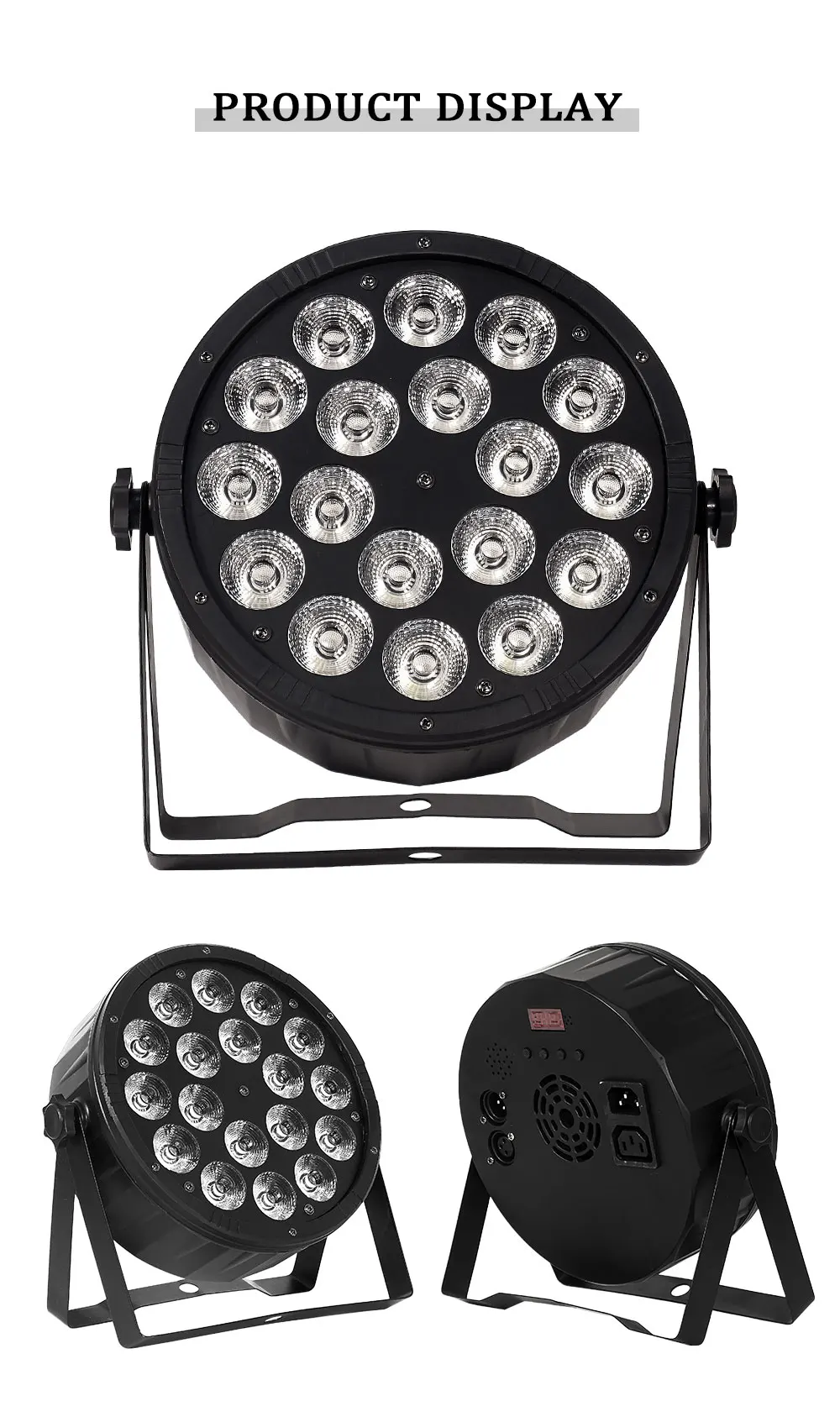 Led Stage Lighting 18pcs Par Can Light 18x18w Rgbwa Uv 6in1 Led Slim Par Light| Alibaba.com