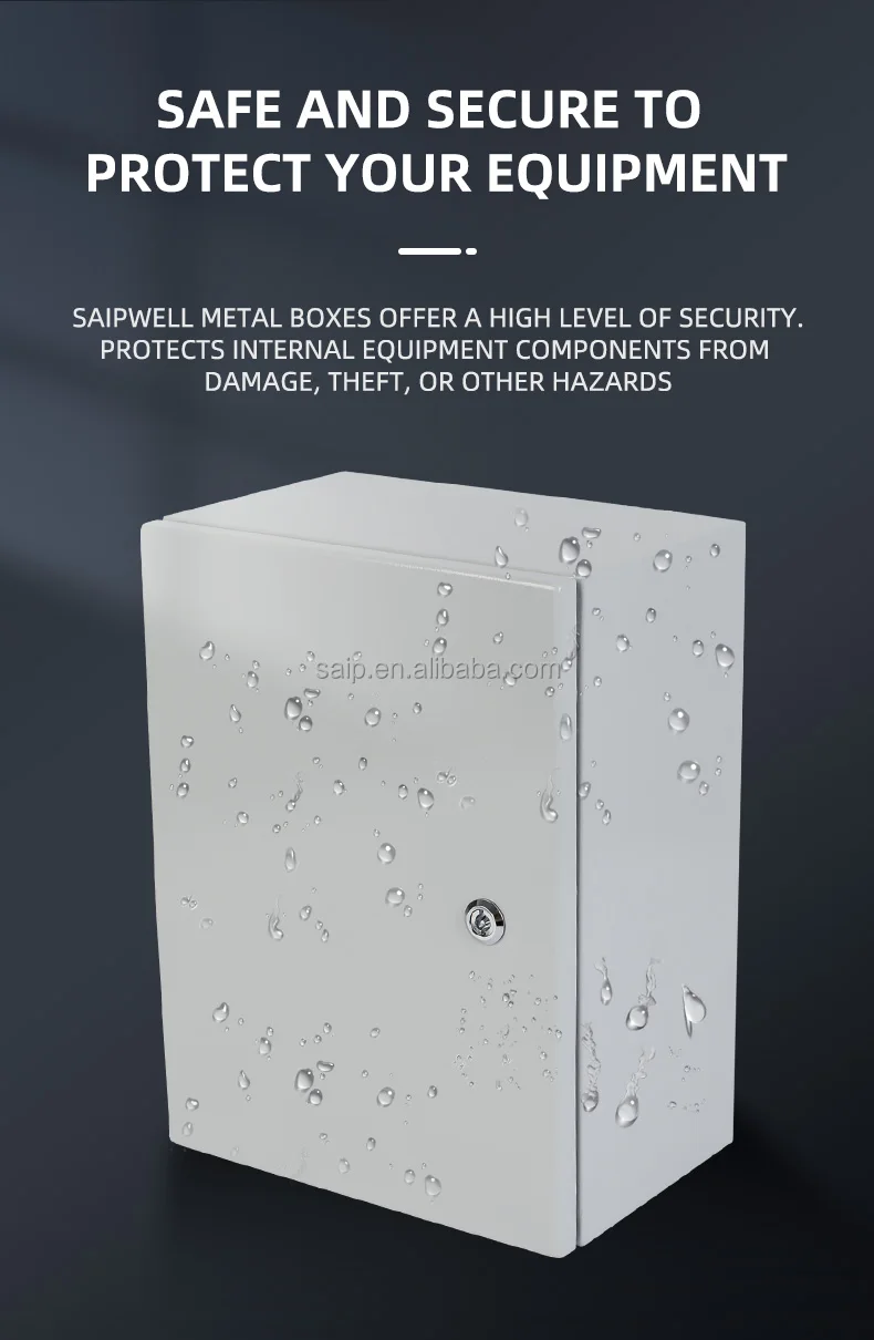 SAIPWELL IP65 IP66 Electrical Enclosure Iron UL Enclosure Electric ...