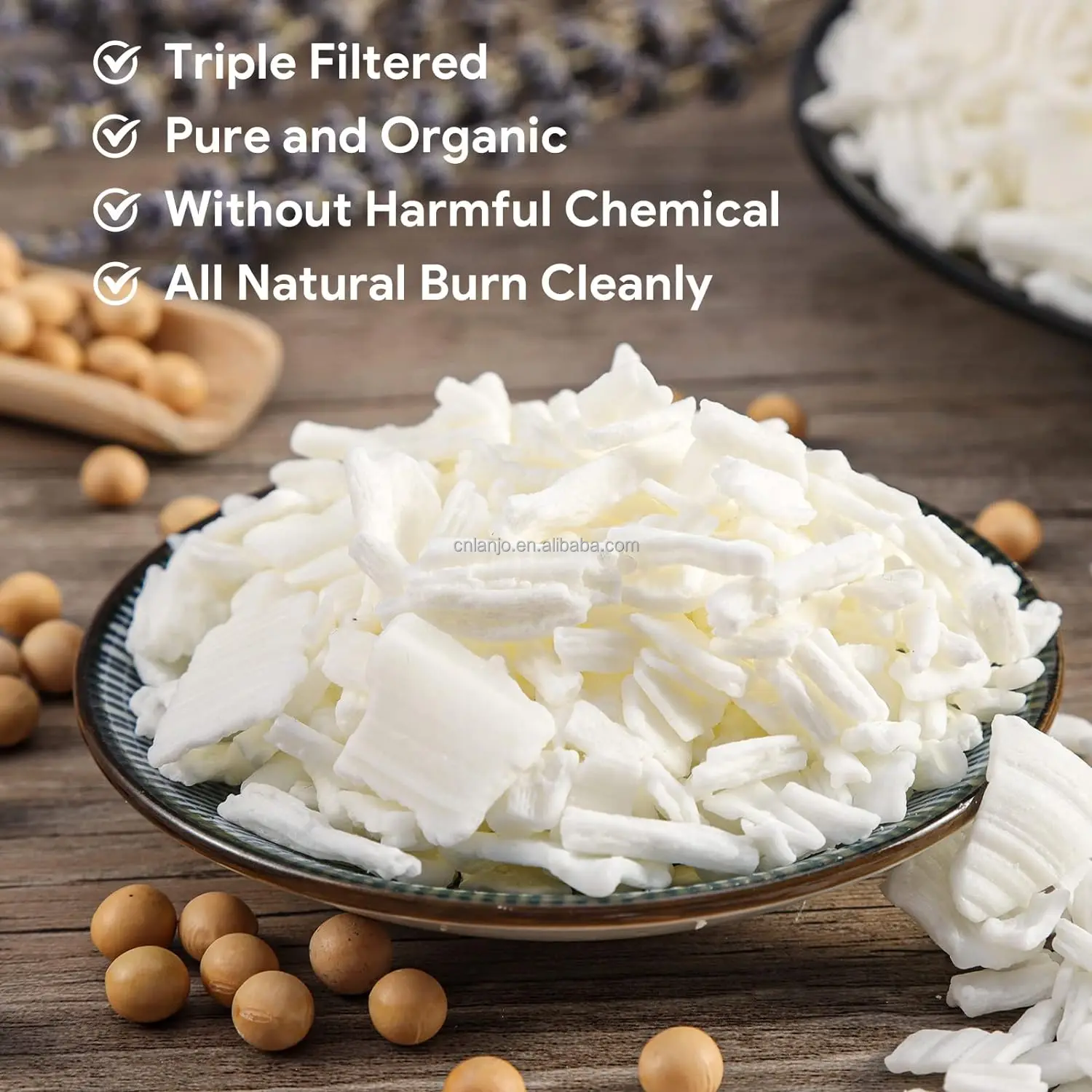 Wholesale Organic Soy Wax - Pure, Natural, and Smokeless