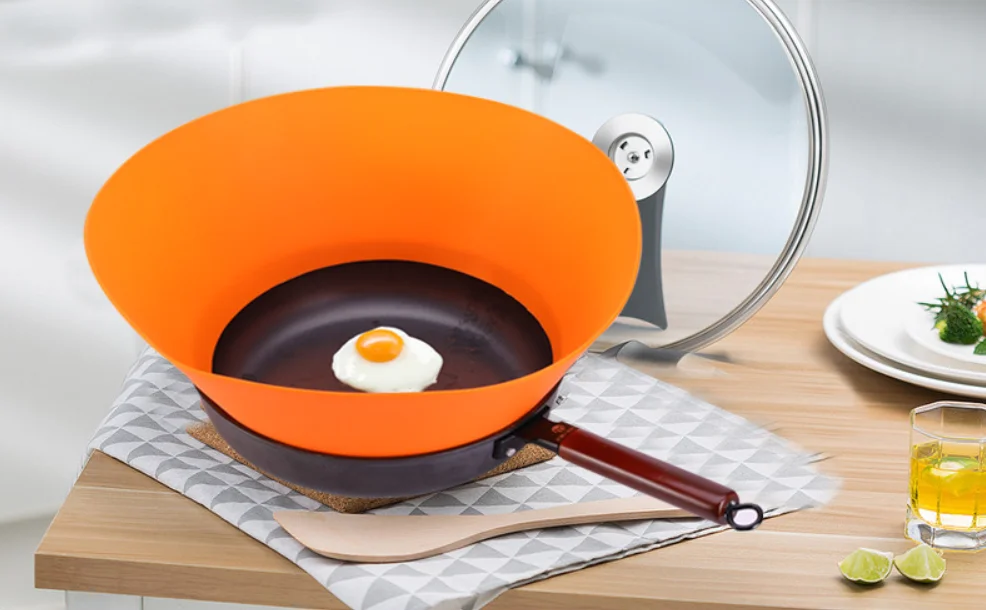 Customized Silicone Cooking Oil Splash Frying Wall Cover Wall Oil ...